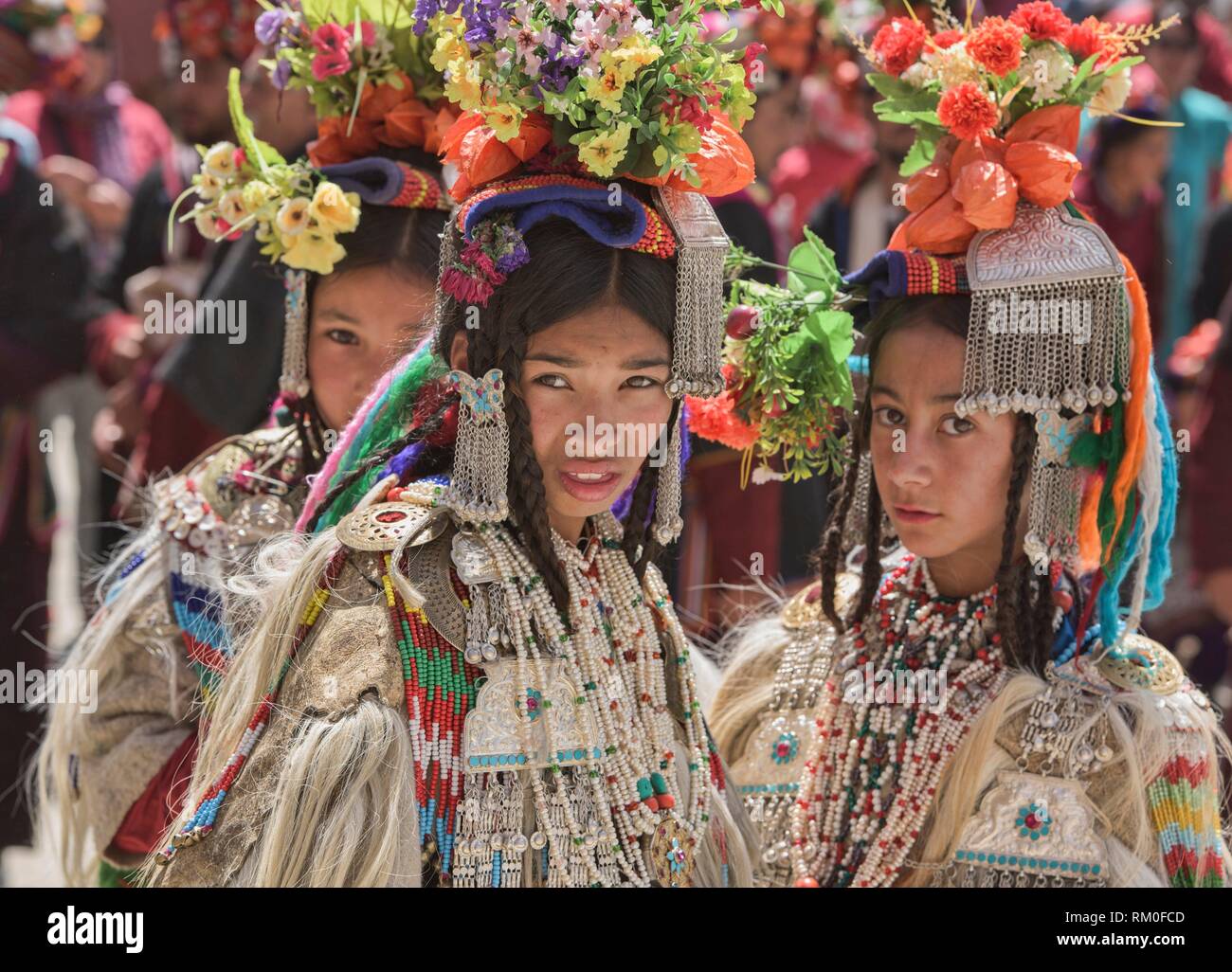 Ladakhi girl in traditional dress hi-res stock photography and images ...