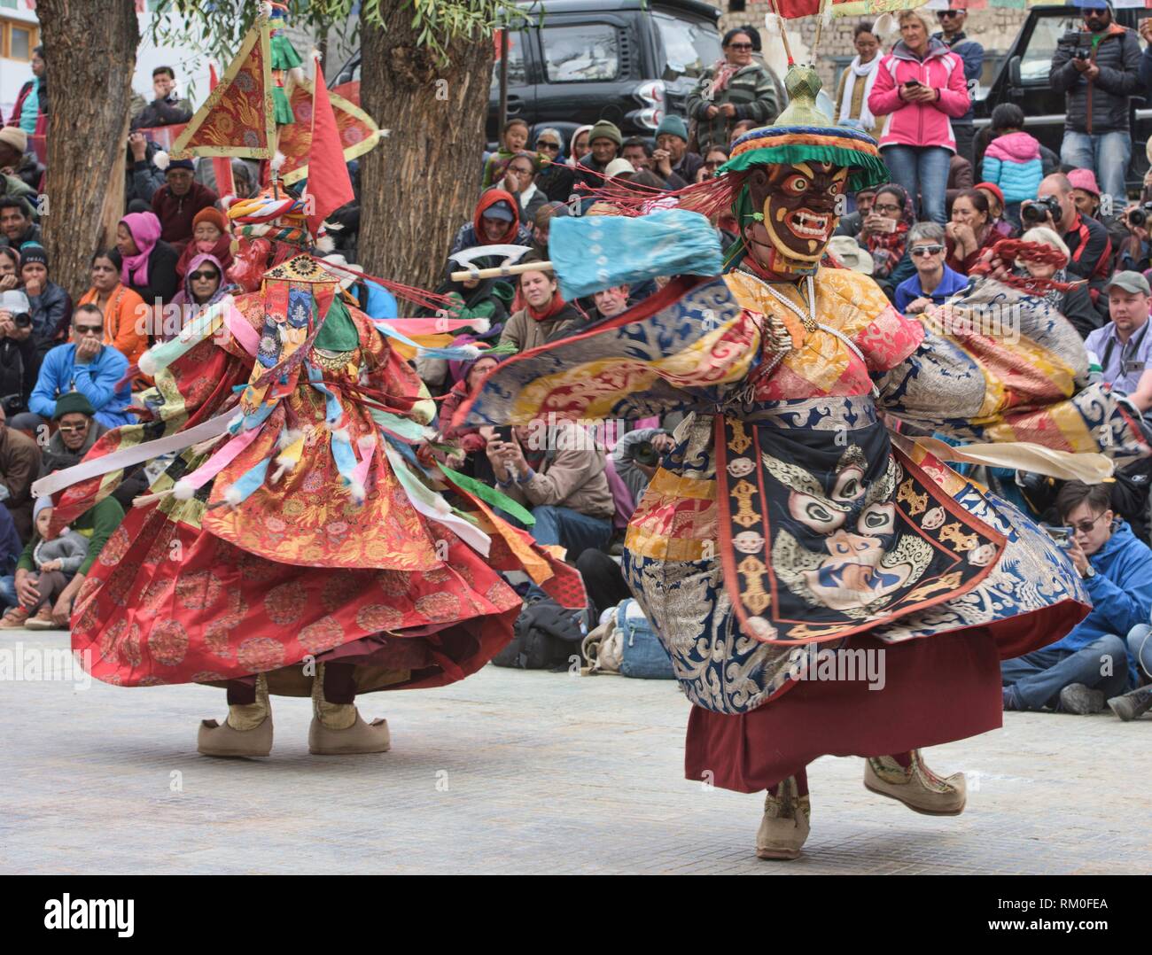Mask dance performance at ladakh festival hi-res stock photography and ...