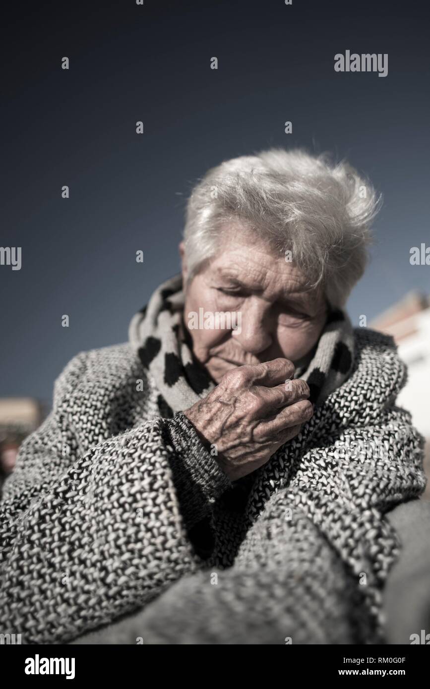 An older person hi-res stock photography and images - Alamy