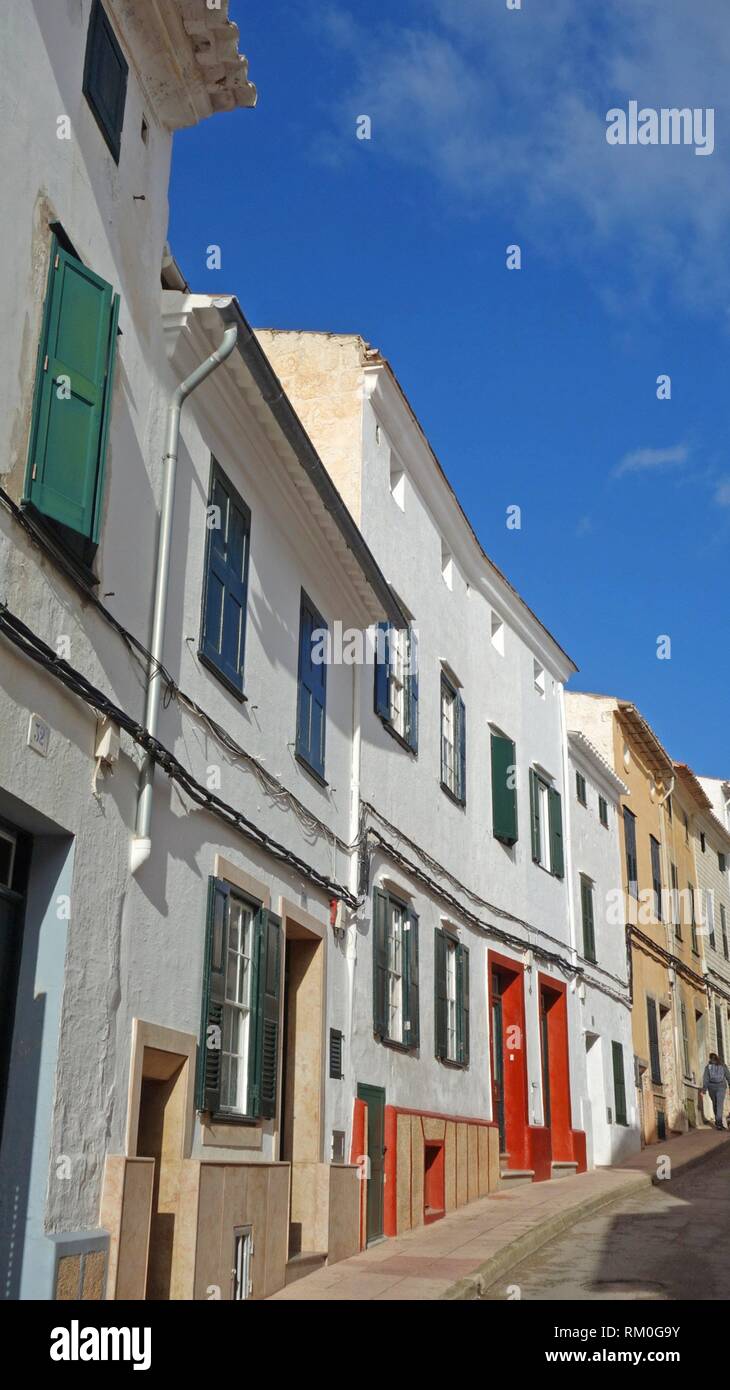 Alaior menorca street minorca hi-res stock photography and images - Alamy