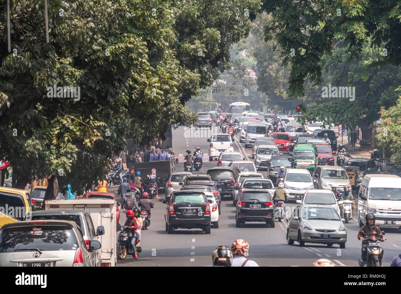 Traffic jam in bandung hi-res stock photography and images - Alamy