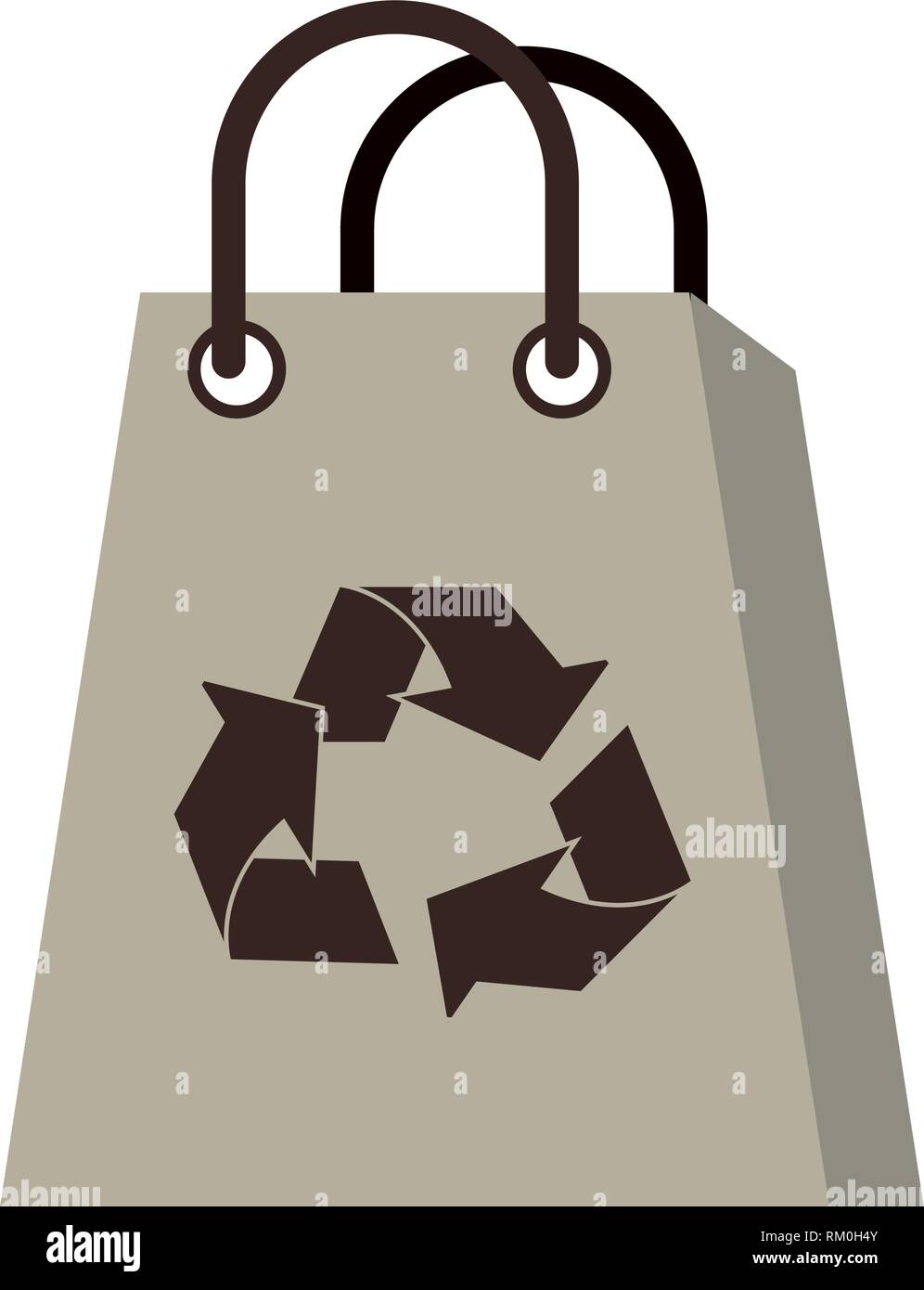 Recycle bag isolated Stock Vector Image & Art - Alamy