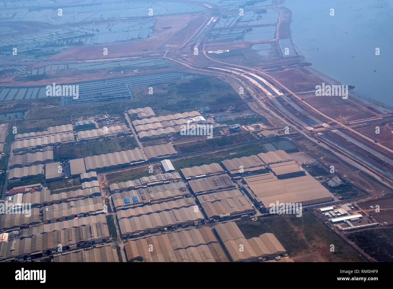 Indonesia city aerial view hi-res stock photography and images - Alamy