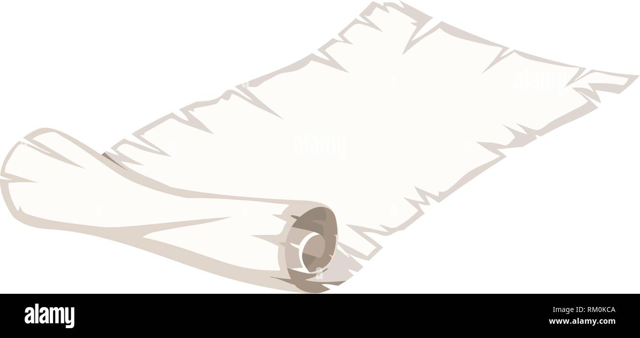 A paper roll on white background illustration Stock Vector Image & Art ...