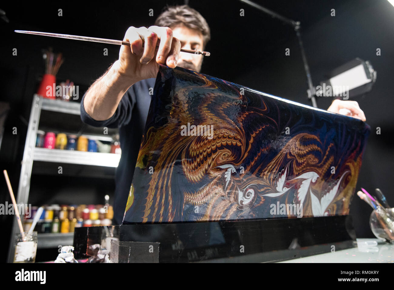 Turkish paper transfer art hi-res stock photography and images - Alamy