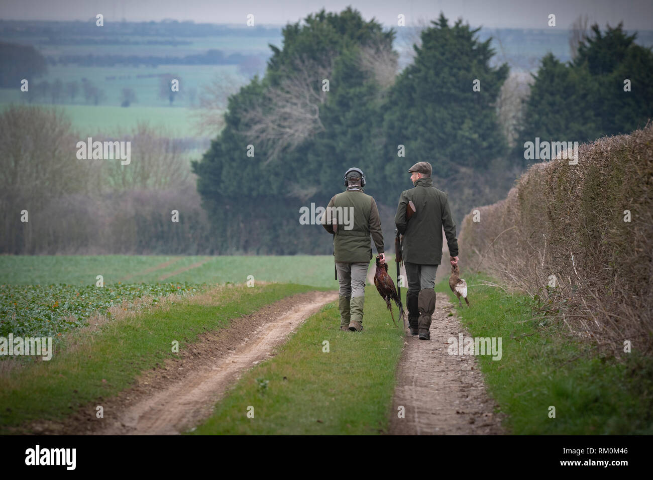 Silhouette Shooting Pheasant High Resolution Stock Photography and ...