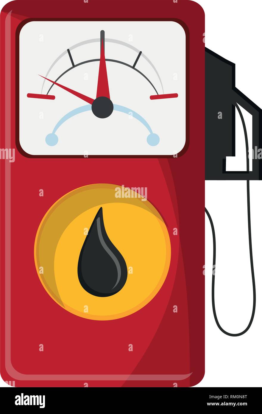 Fuel gas dispenser cartoon Stock Vector Image & Art - Alamy