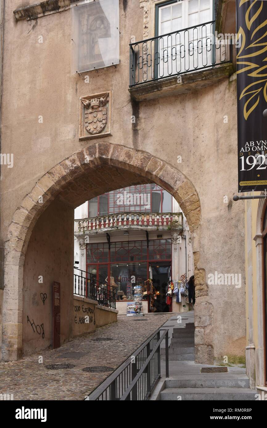 Almedina arch hi-res stock photography and images - Alamy