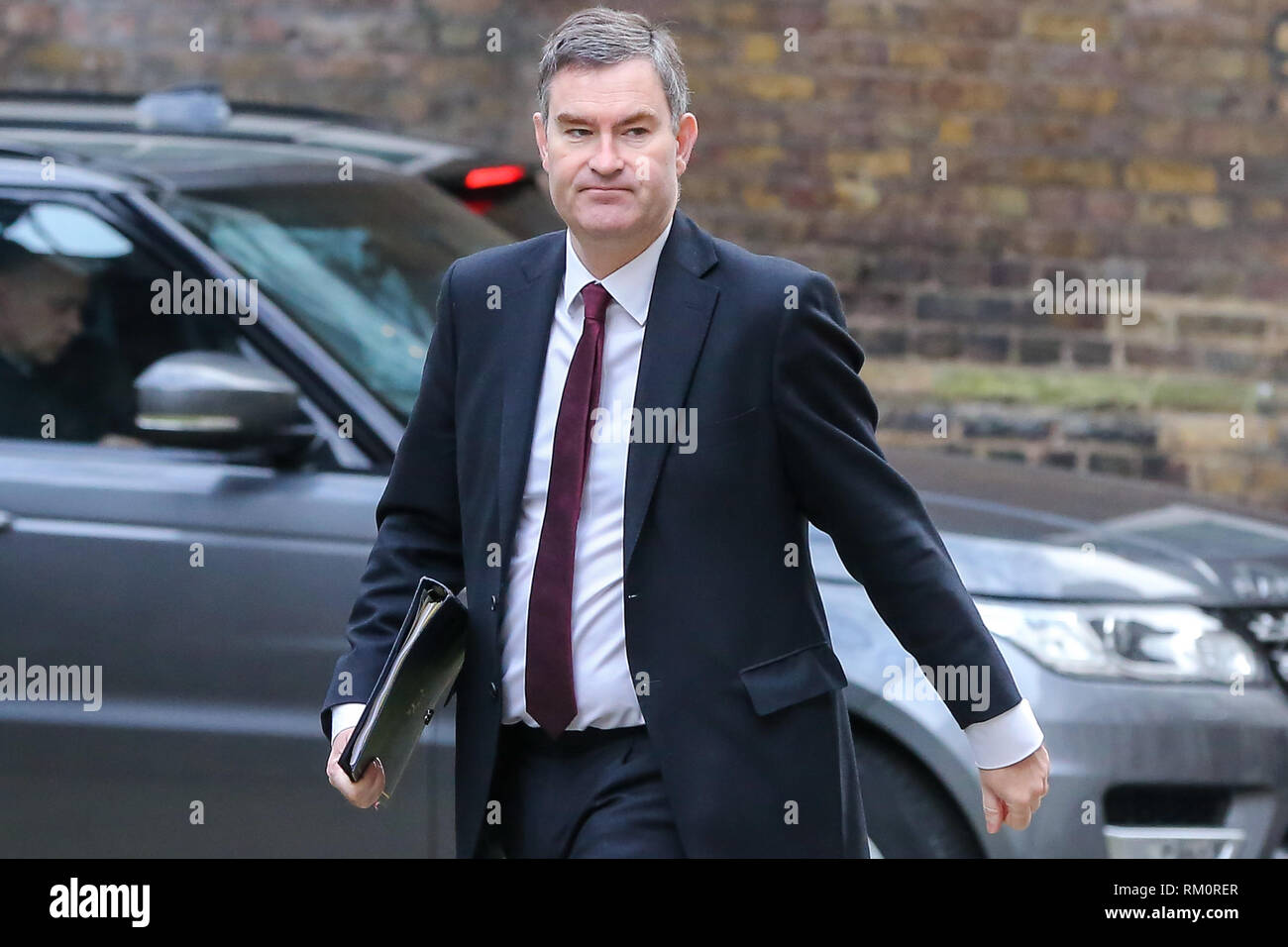 David Gauke - Justice Secretary is seen arriving at the Downing Street ...