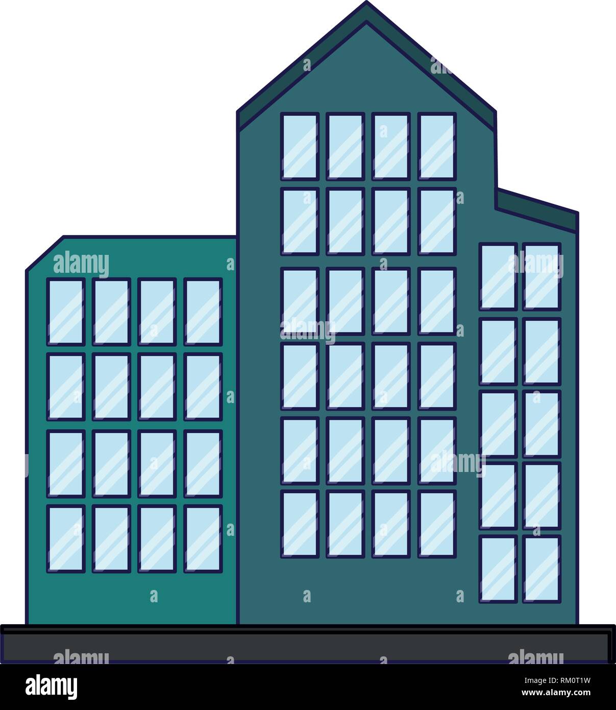 Company building architecture Stock Vector Image & Art - Alamy