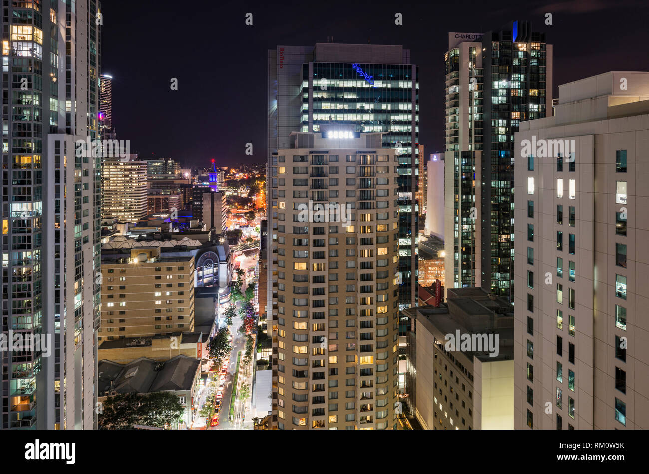 Brisbane night life hi-res stock photography and images - Alamy