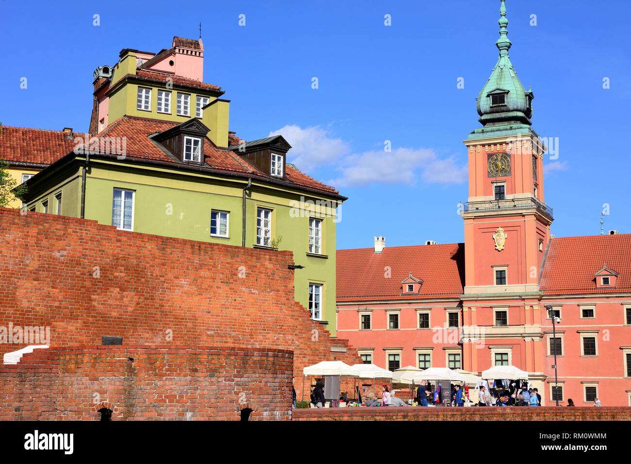 Warsaw royal palace wall hi-res stock photography and images - Alamy