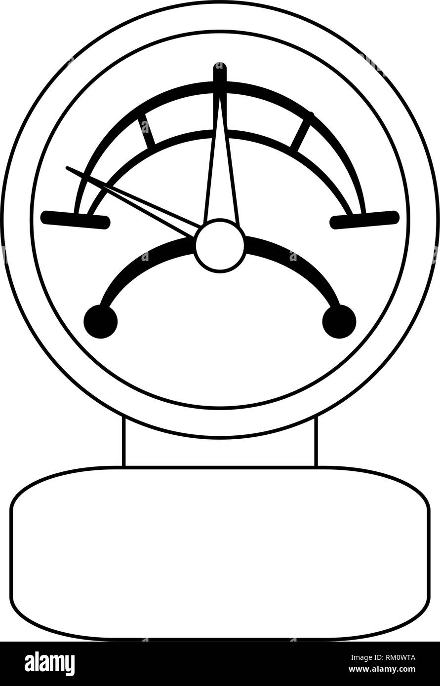 manometer pressure device black and white Stock Vector Image & Art - Alamy