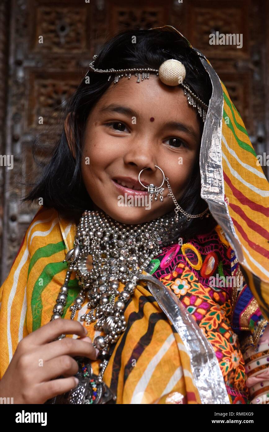 Portrait beautiful rajasthani woman hi-res stock photography and images ...