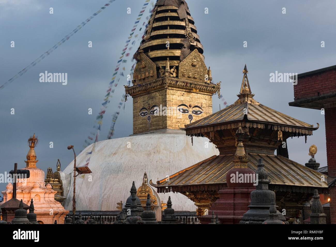Swayambhunath, the Monkey Temple, Kathmandu, Nepal Stock Photo - Alamy