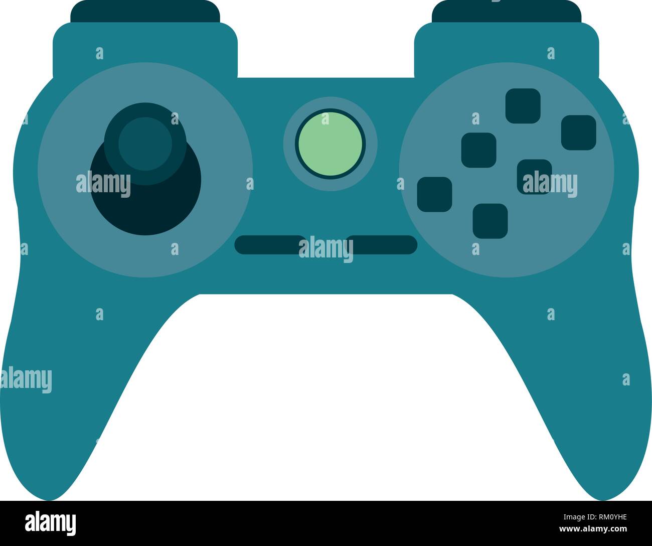Videogame gamepad symbol isolated Stock Vector Image & Art - Alamy