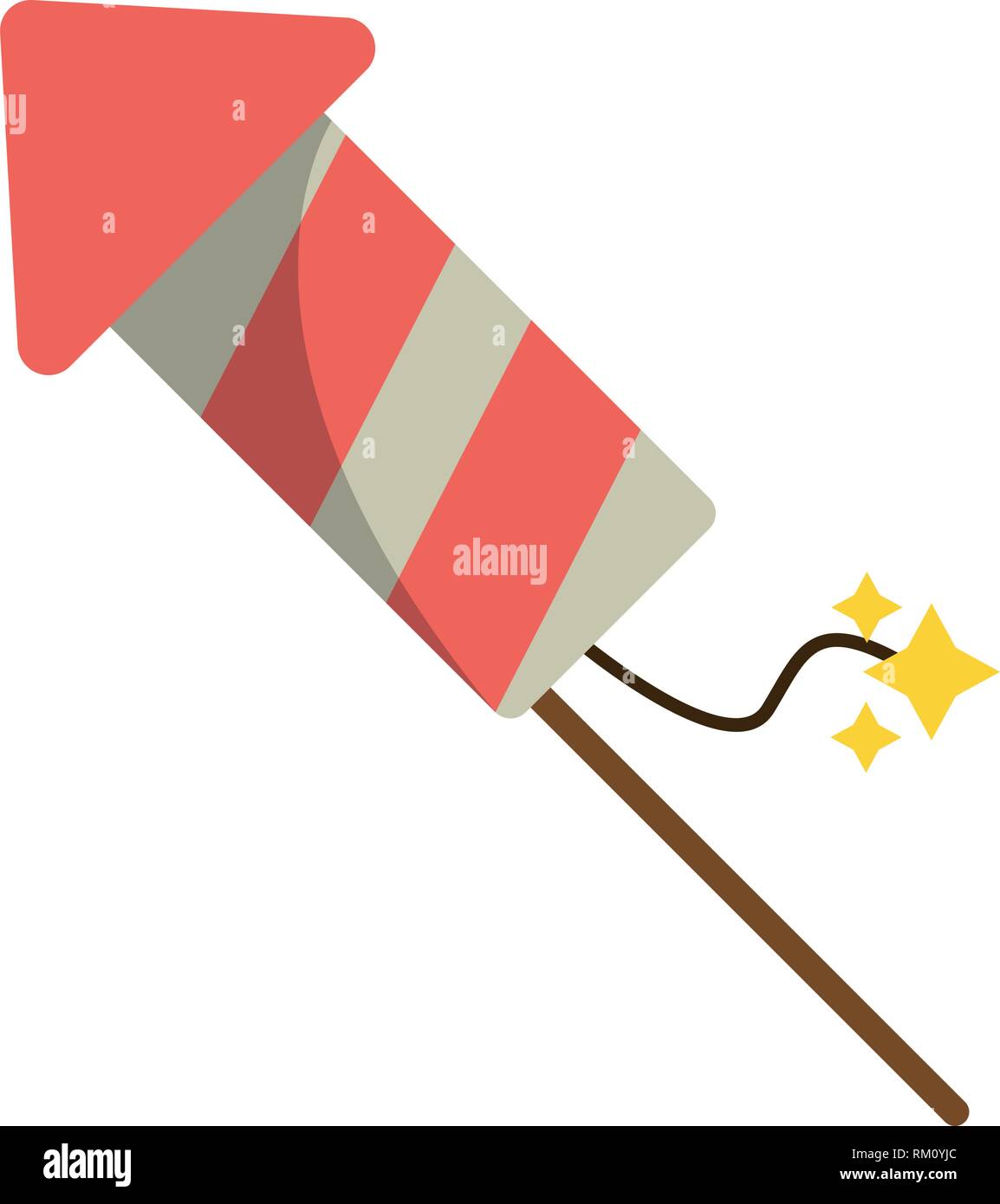 Firework rocket cartoon Stock Vector Image & Art - Alamy