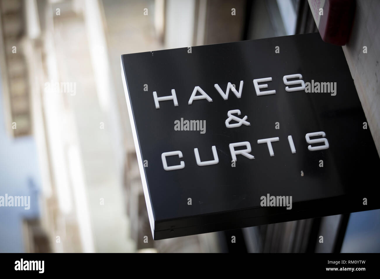 London, Greater London, United Kingdom, 7th February 2018, A sign and ...