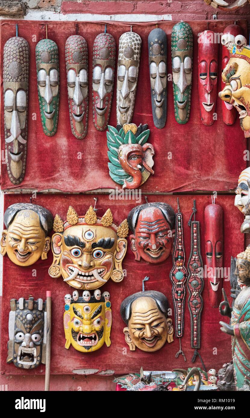 Mask kathmandu durbar square nepal hi-res stock photography and images ...