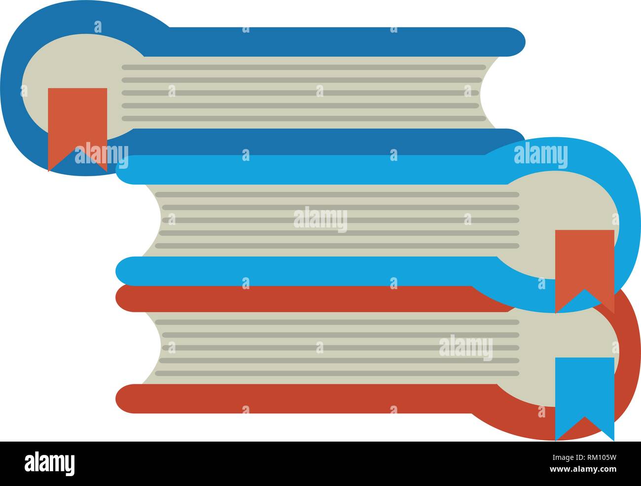 Studying stacked Stock Vector Images - Alamy