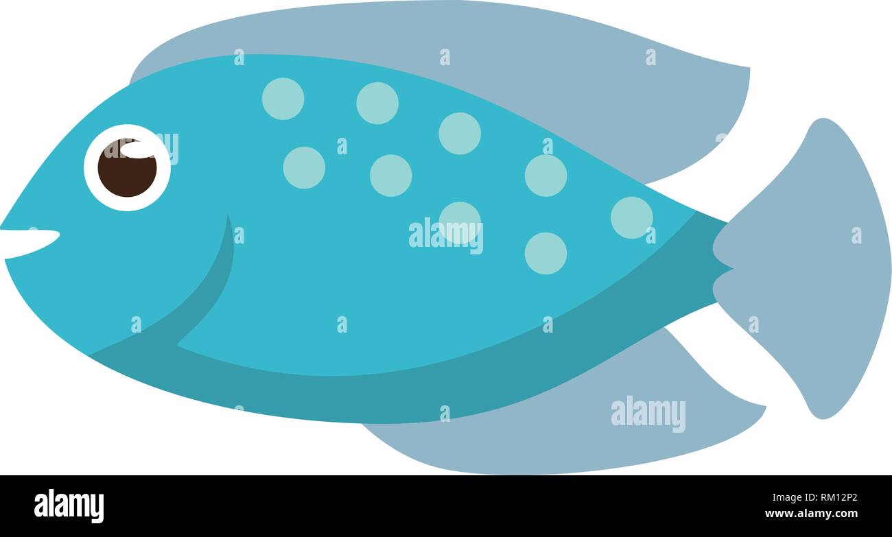 Fish sea animal cartoon Stock Vector Image & Art - Alamy