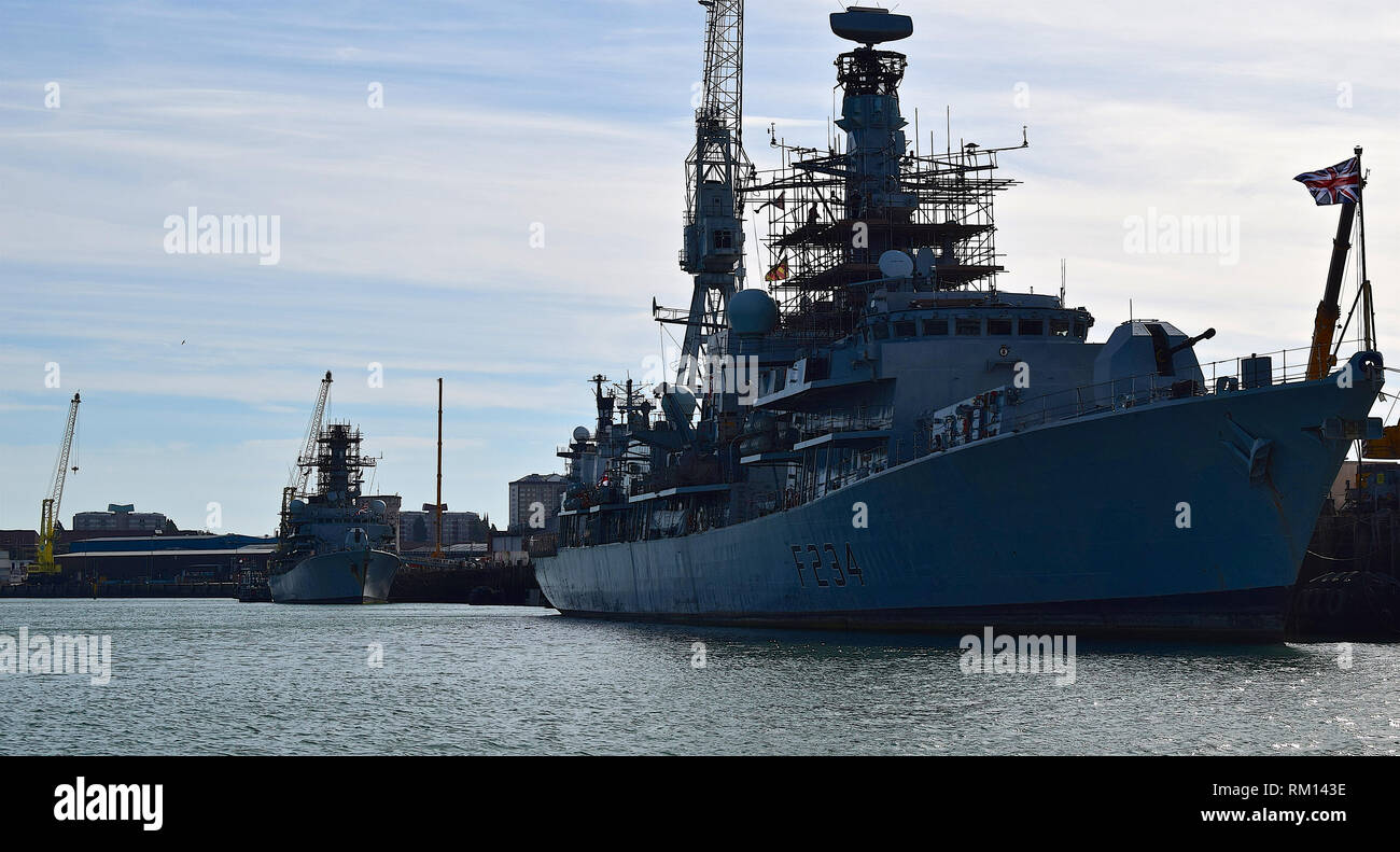 Portsmouth Historic Dockyard, Portsmouth, Hampshire, 240916 Stock Photo ...