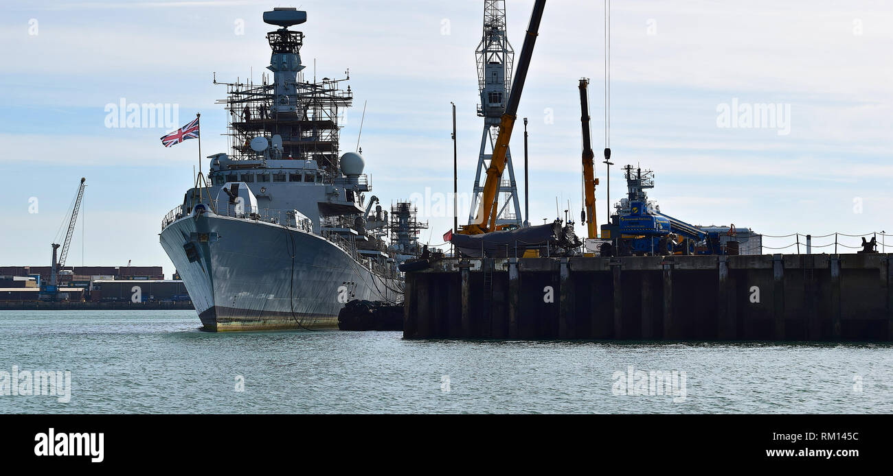 Portsmouth Historic Dockyard, Portsmouth, Hampshire, 240916 Stock Photo ...