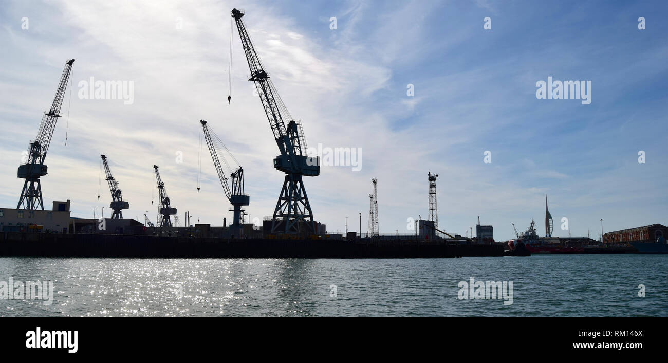 Portsmouth Historic Dockyard, Portsmouth, Hampshire, 240916 Stock Photo ...