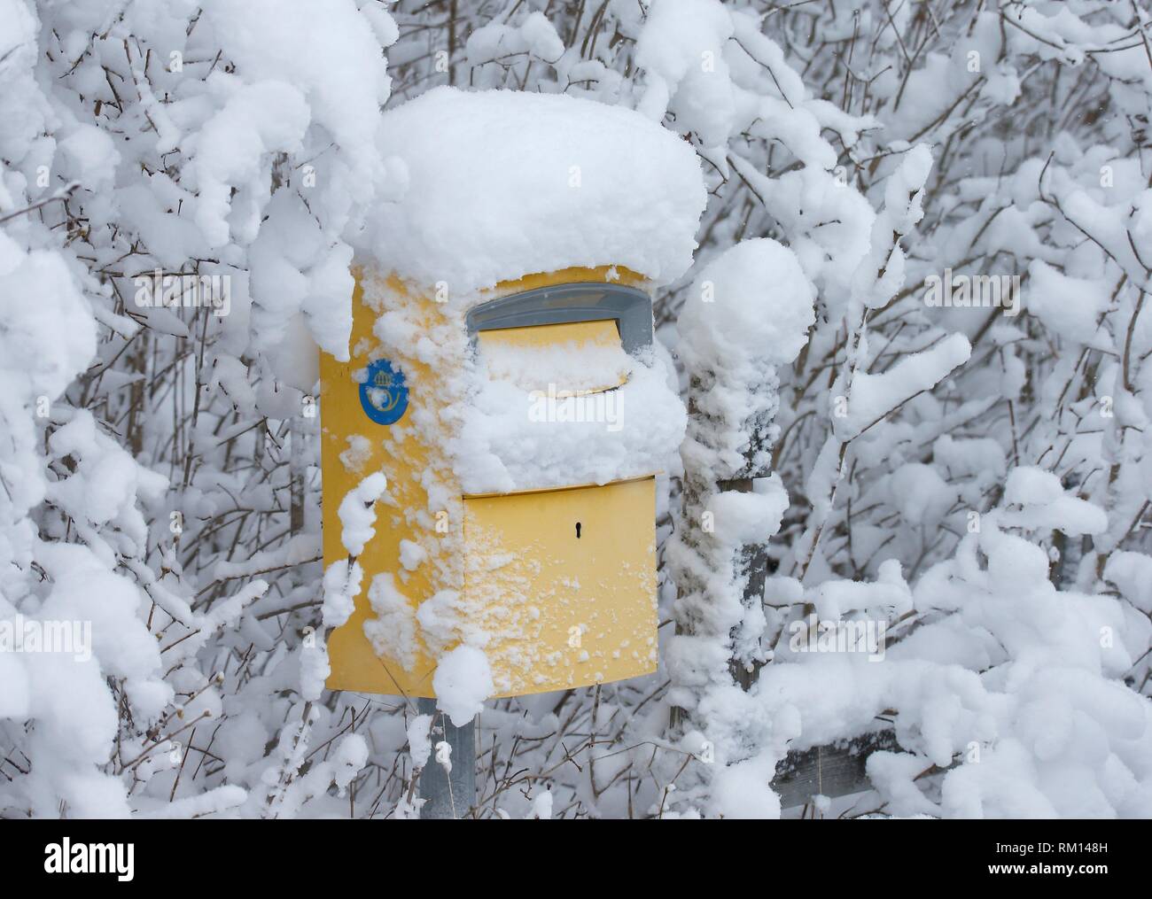 Letter box, Stockholm, Sweden Stock Photo - Alamy