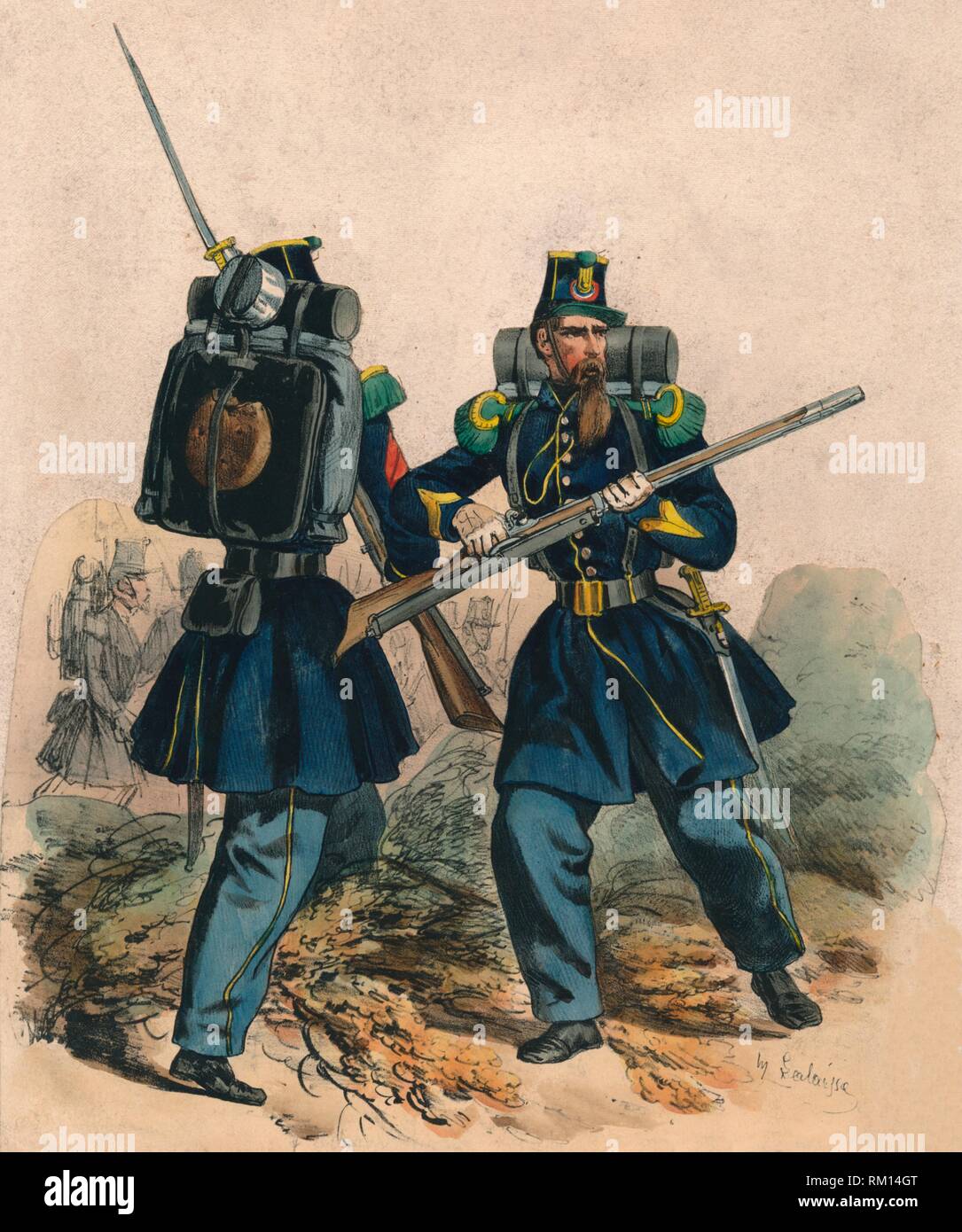 19th Century French Soldiers Stock Photos & 19th Century French ...
