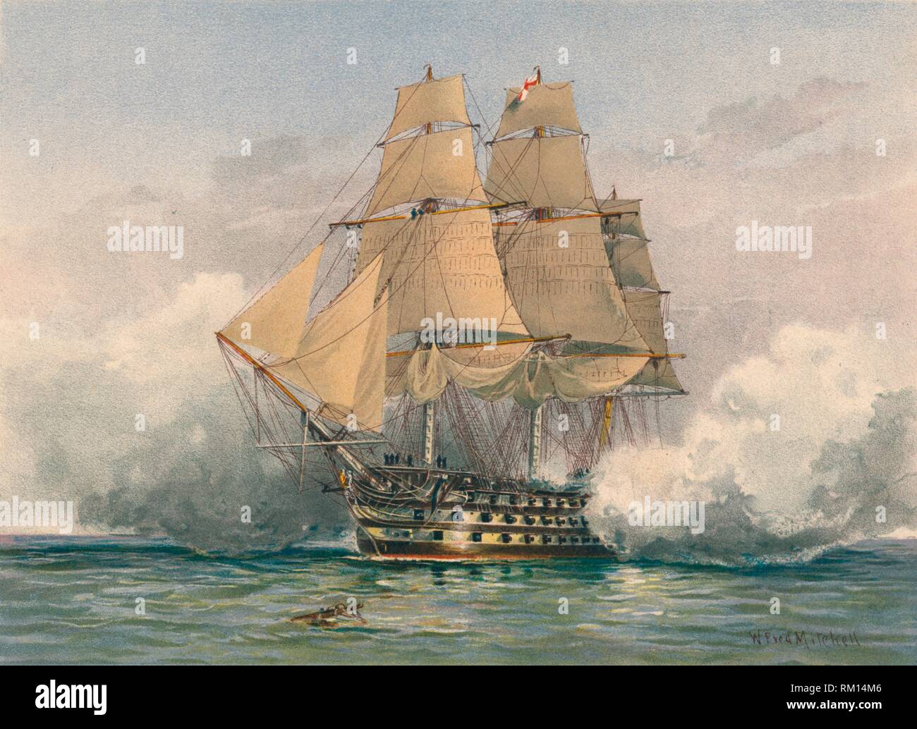 British warship 18th century hi-res stock photography and images - Alamy