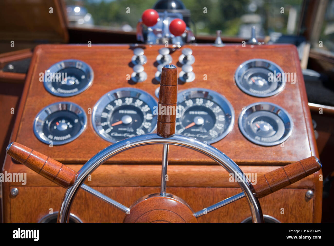 Boat Pilot House Stock Photo - Alamy