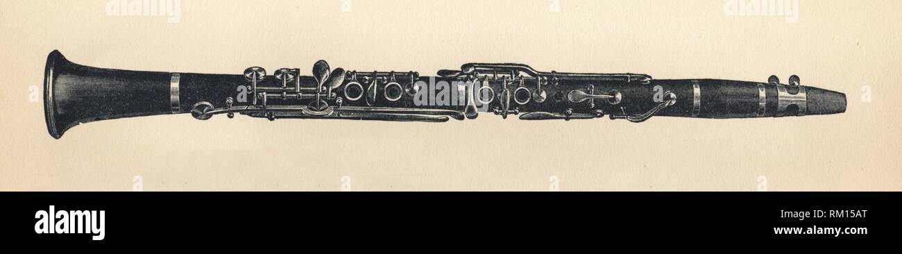 'Clarinet', 1895. Creator: Unknown Stock Photo - Alamy
