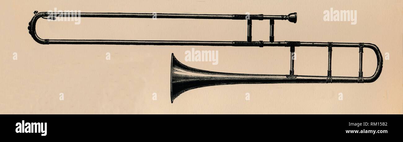 Brass slide trombone hi-res stock photography and images - Alamy