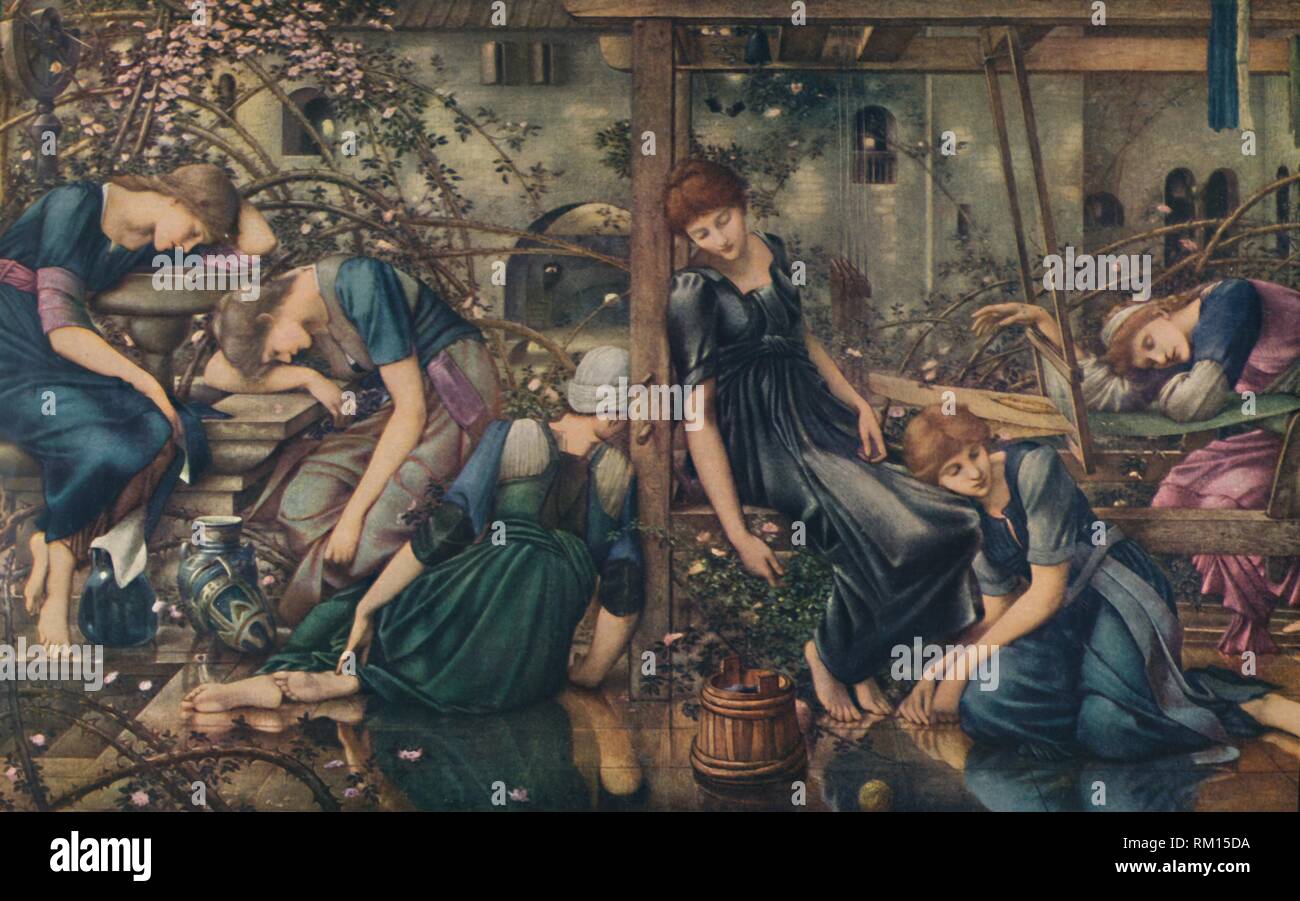 'The Briar Rose; The Garden Court', c1890, (1922). Creator: Sir Edward ...