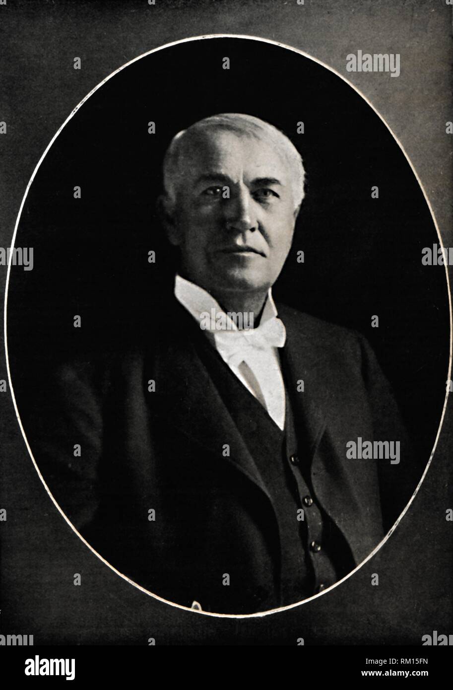 Thomas Alva Edison (1847 1931) Stock Photos & Thomas Alva Edison (1847 ...