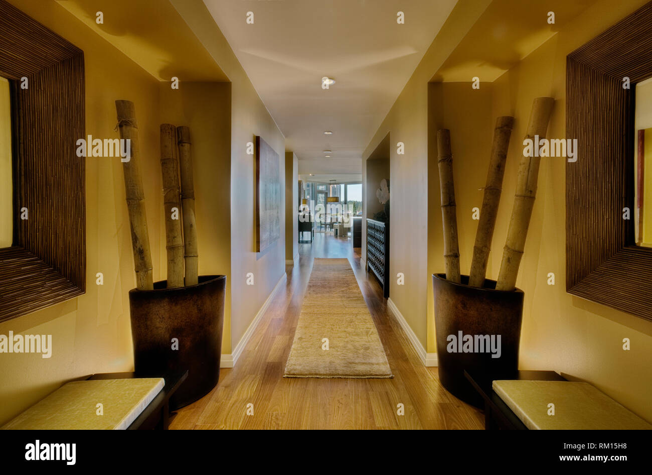 The benches in luxury hotel hi-res stock photography and images - Alamy