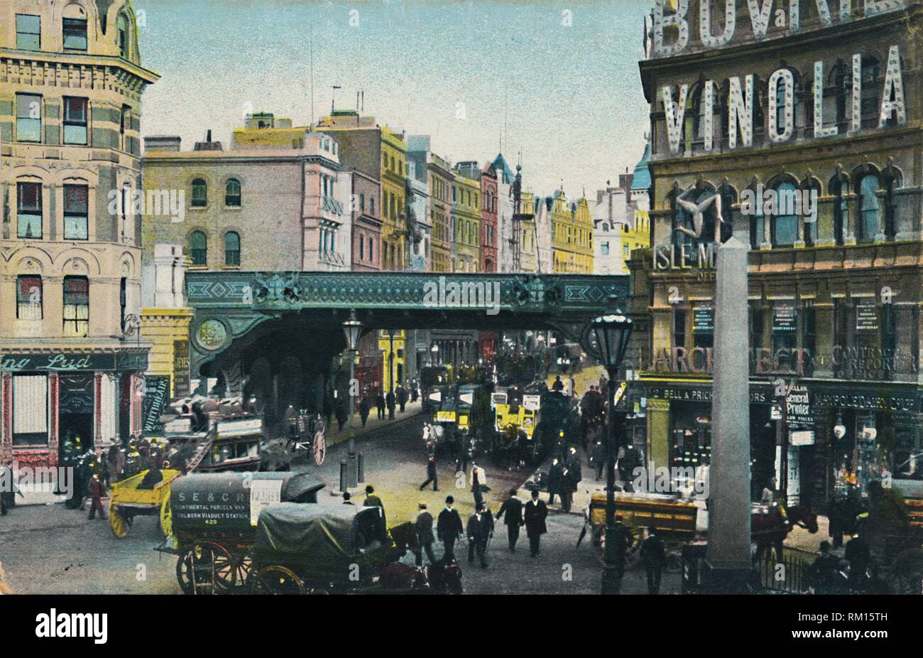 Ludgate hill railway bridge hi-res stock photography and images - Alamy
