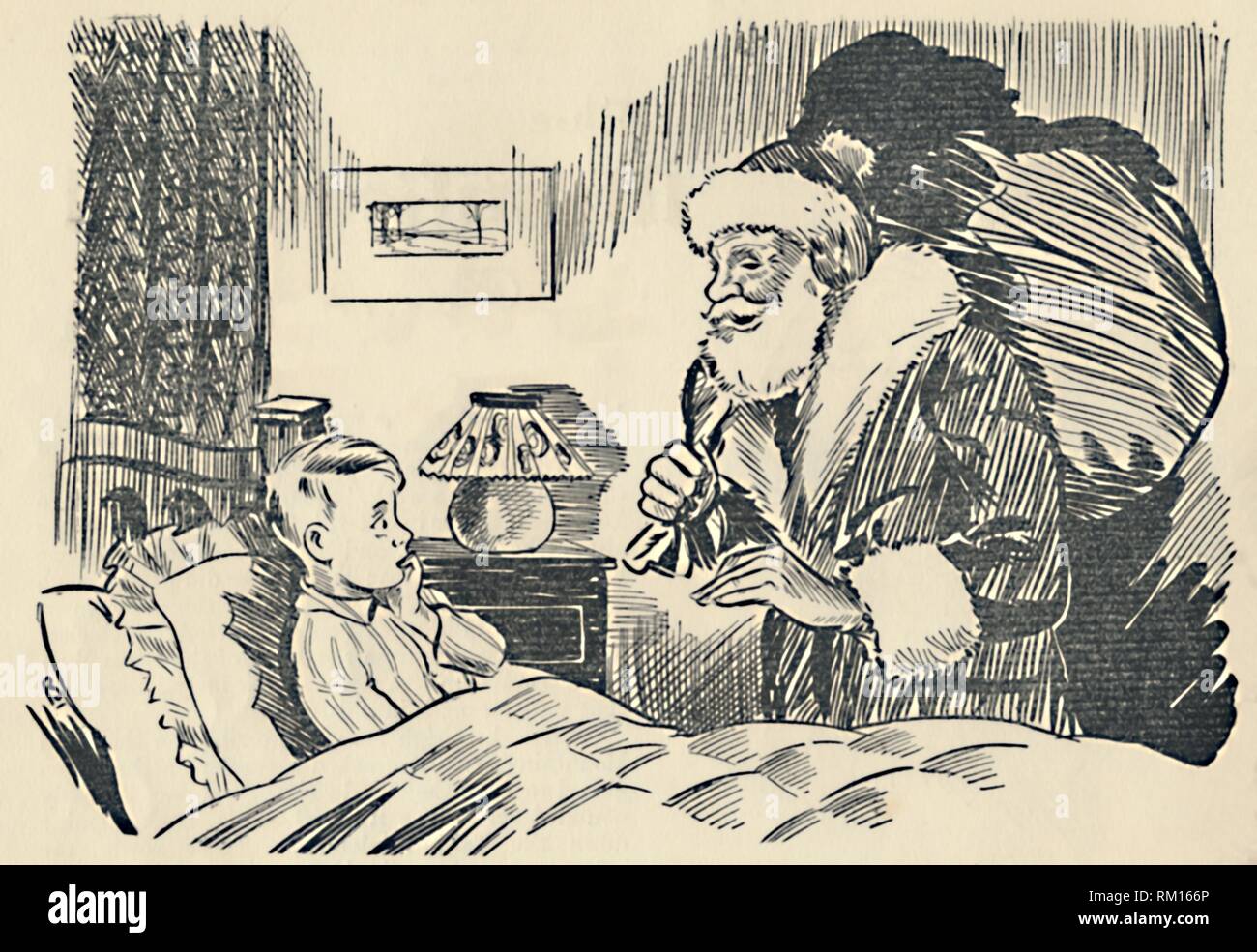 Illustration from 'The Mystification of Santa Claus', 1936. Creator ...