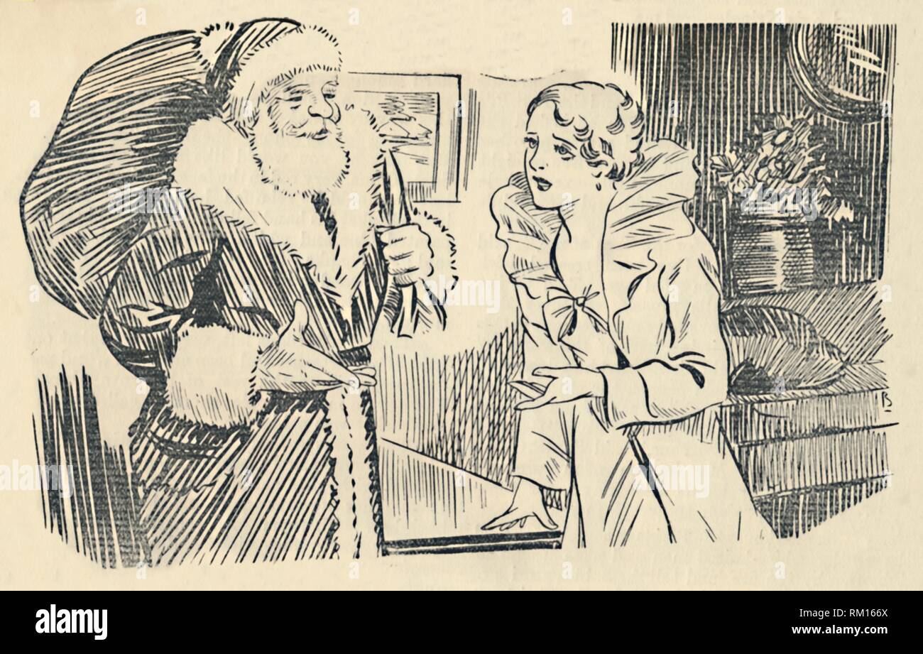 Illustration from 'The Mystification of Santa Claus', 1936. Creator ...