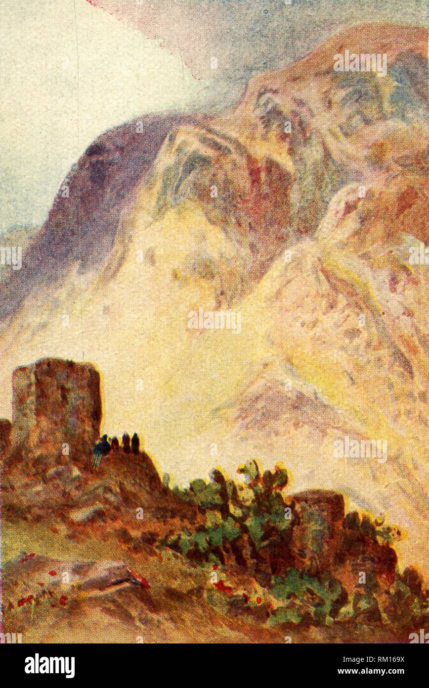 'Mount Ebal and Mount Gerizim - John iv. 20', c1924. Creators: James ...