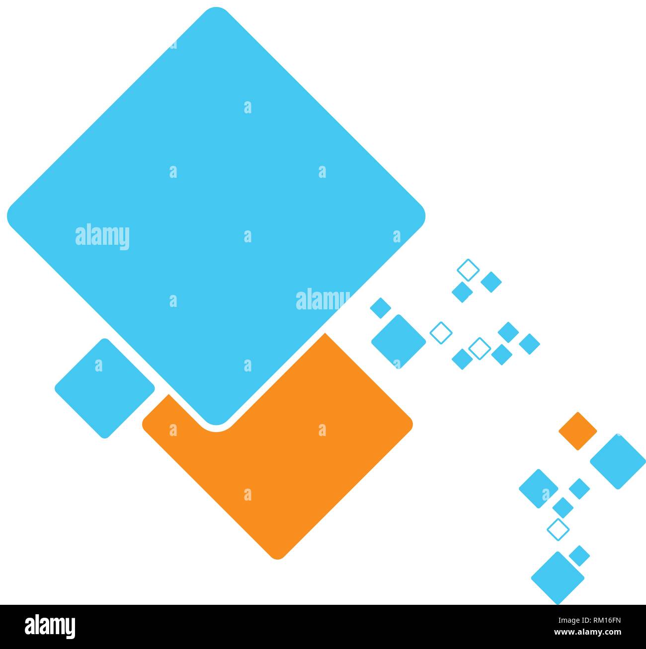 Abstract light background with squares. modern vector illustration ...