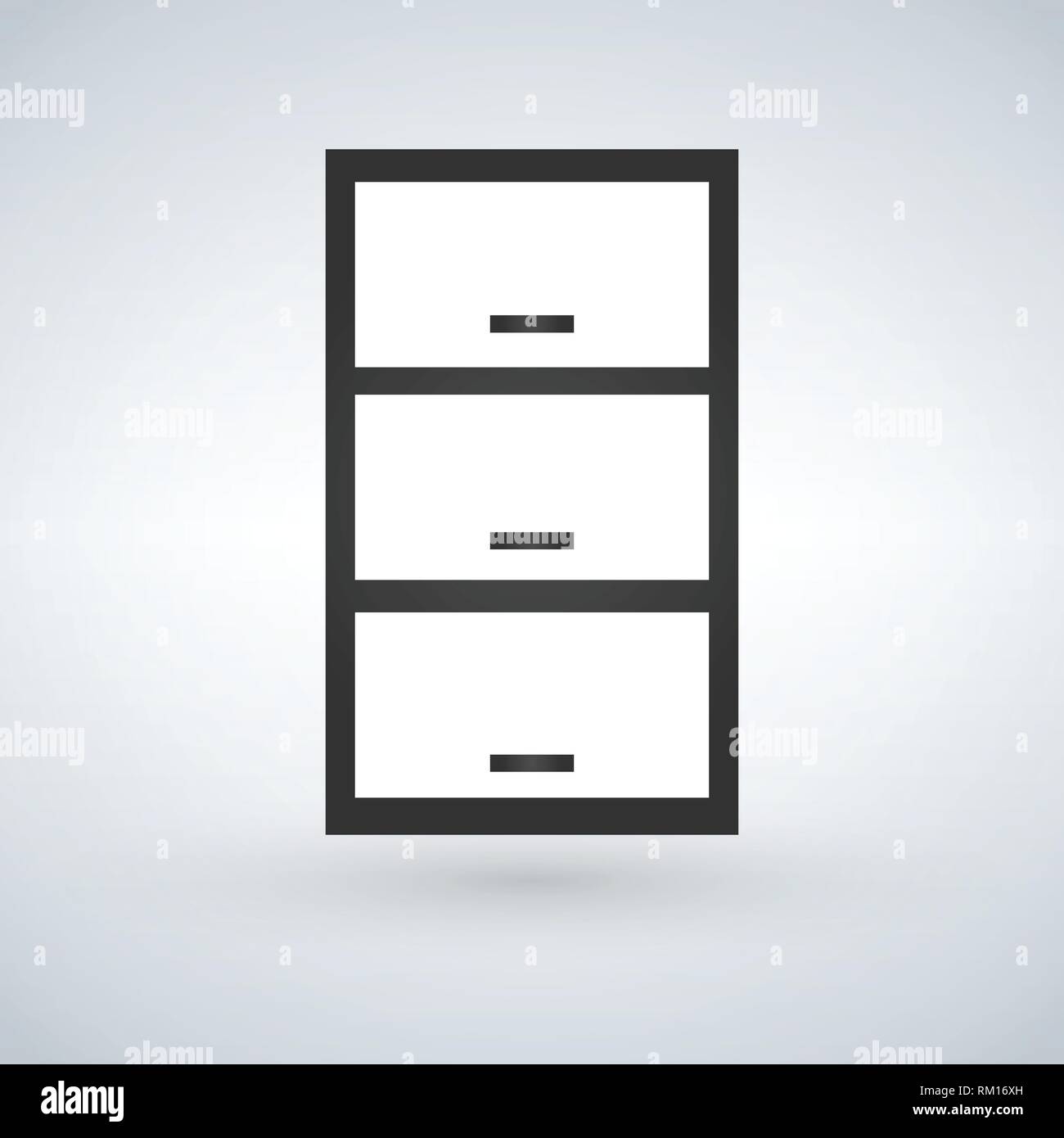 Wooden chest of drawers vector vectors hi-res stock photography and ...