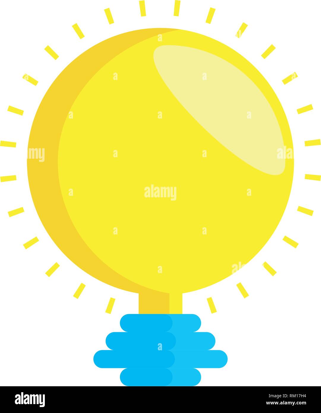 light bulb isolated icon vector illustration design Stock Vector Image ...