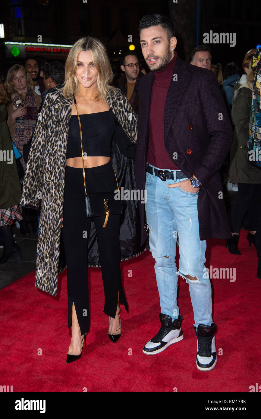Ashley Roberts and Giovanni Perenice attending the press night of Rip ...