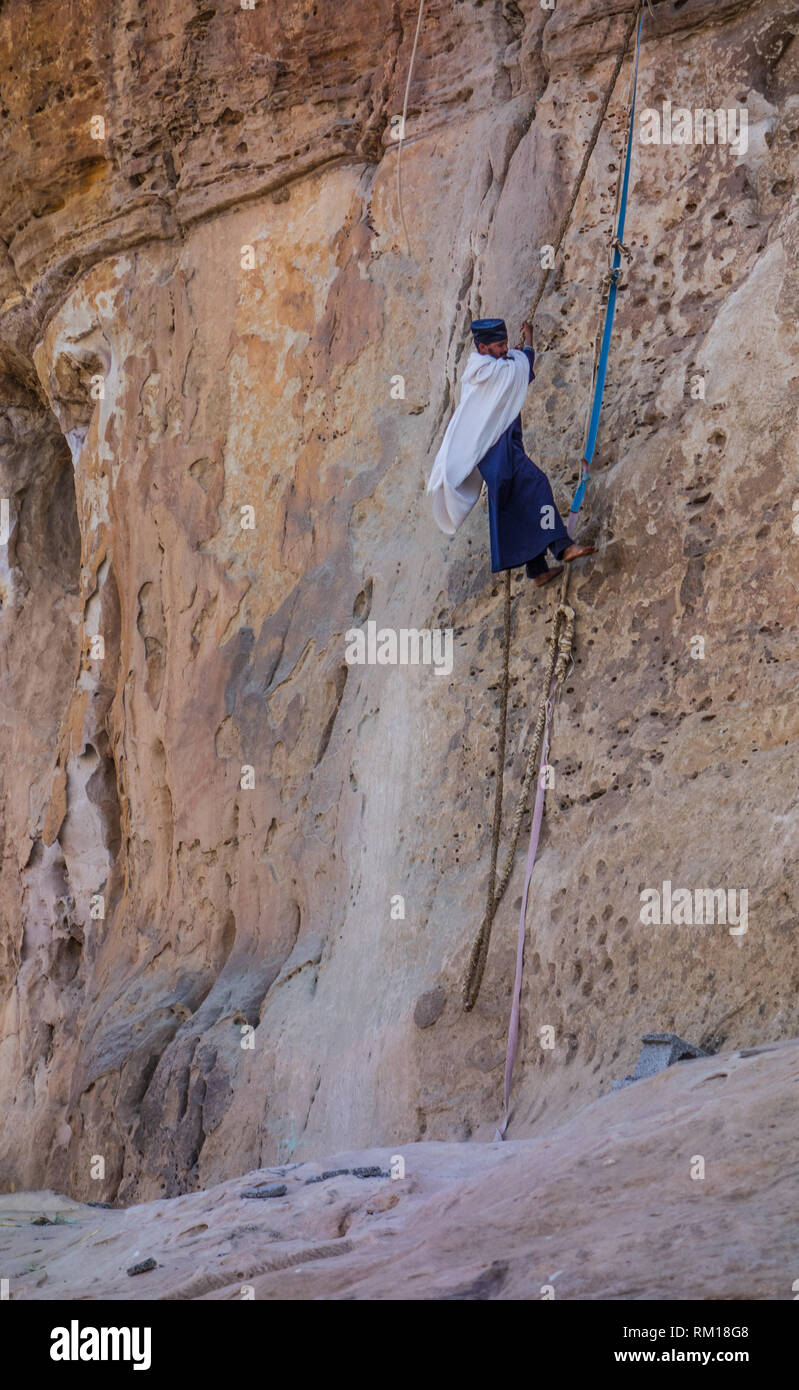 Debre Damo is one of Ethiopia's most important monasteries and can only ...