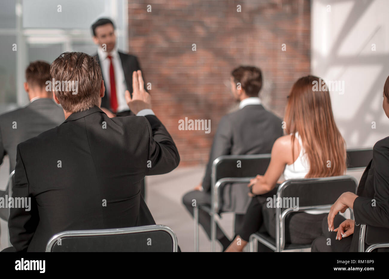 Glass conference room voting hi-res stock photography and images - Alamy