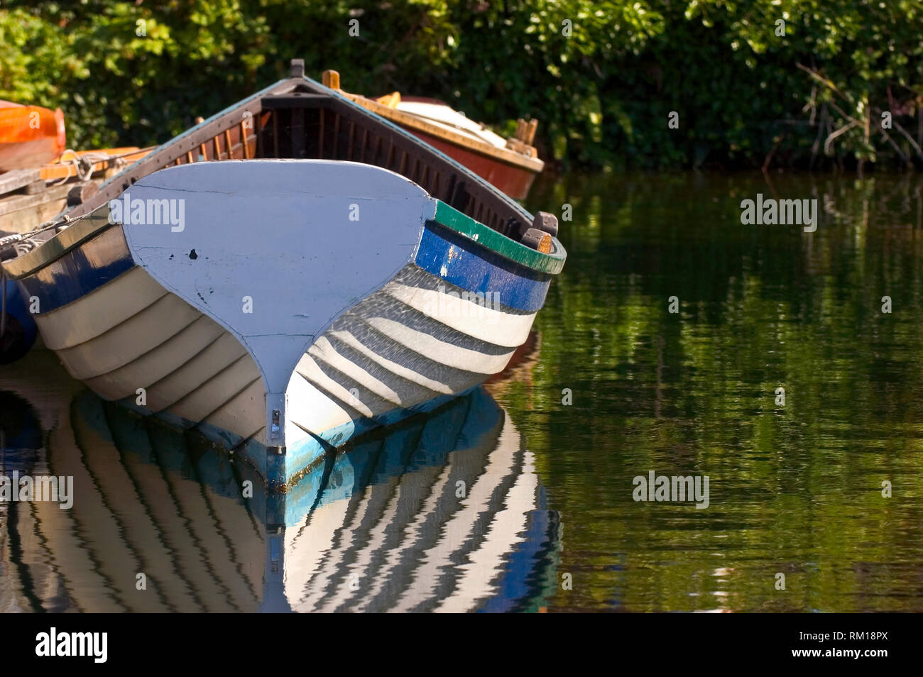 Secured row boat hi-res stock photography and images - Alamy