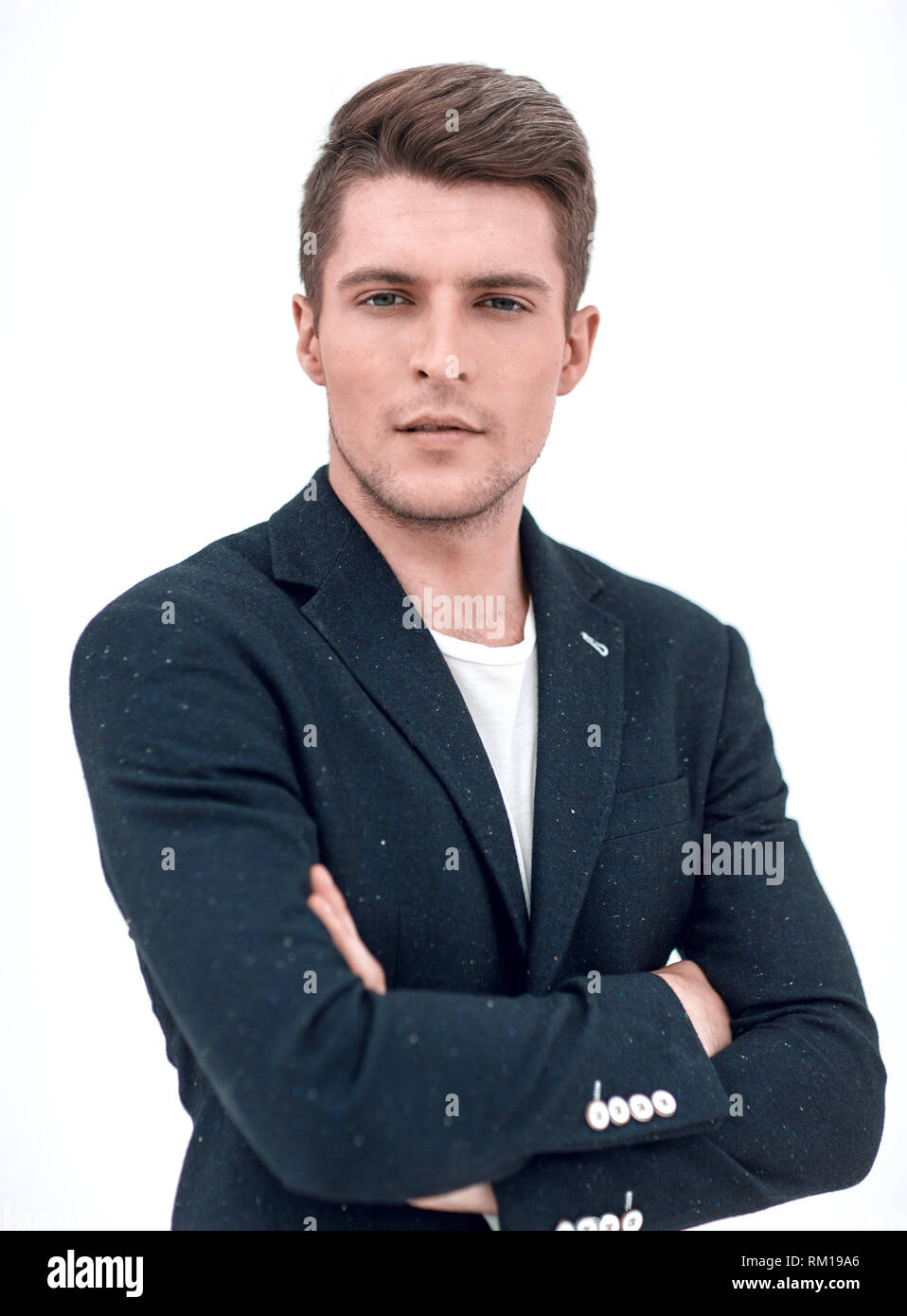 portrait of a modern business man Stock Photo - Alamy