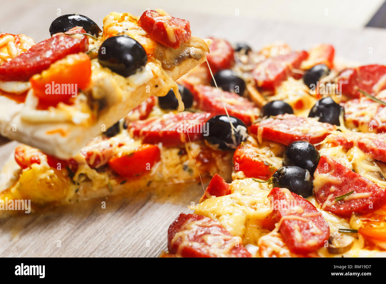 Pizza slice dripping hi-res stock photography and images - Alamy